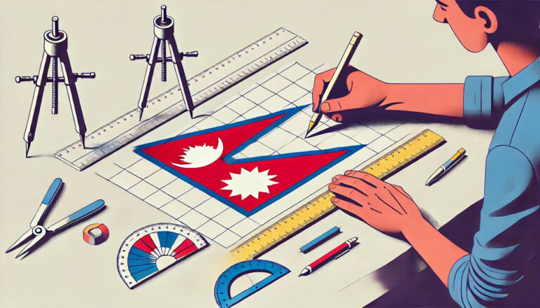ネパールの国旗の意味とは？簡単にわかりやすく解説！【なぜ三角？】 | tarira-web